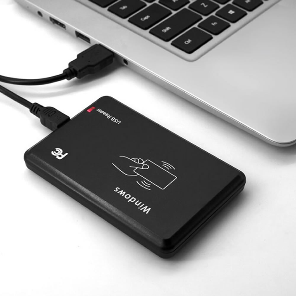 13.56Mhz Usb Rfid Okuyucu RFID Manyetik Kart Anahtarlık Etiket Okuyucu ...