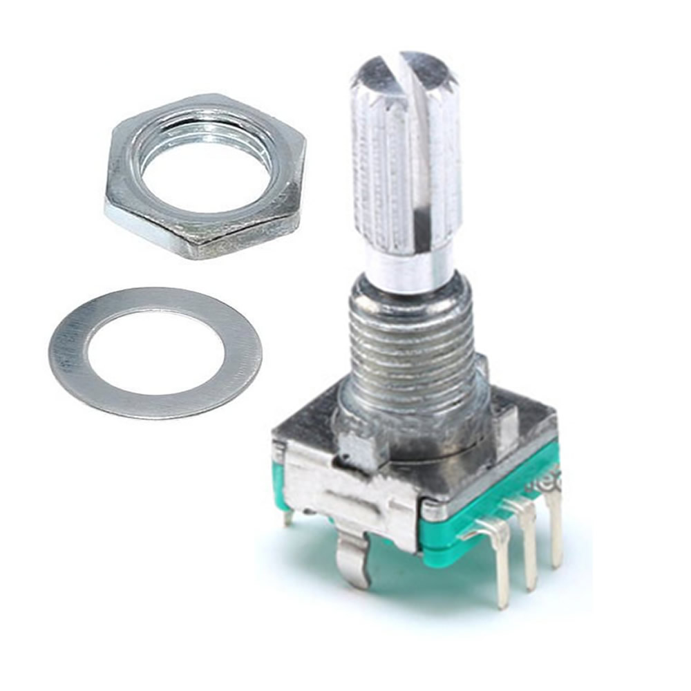 EC11 Rotary Encoder Butonlu 20 Adım Pwm 360 Derece Döner Butonlu ...